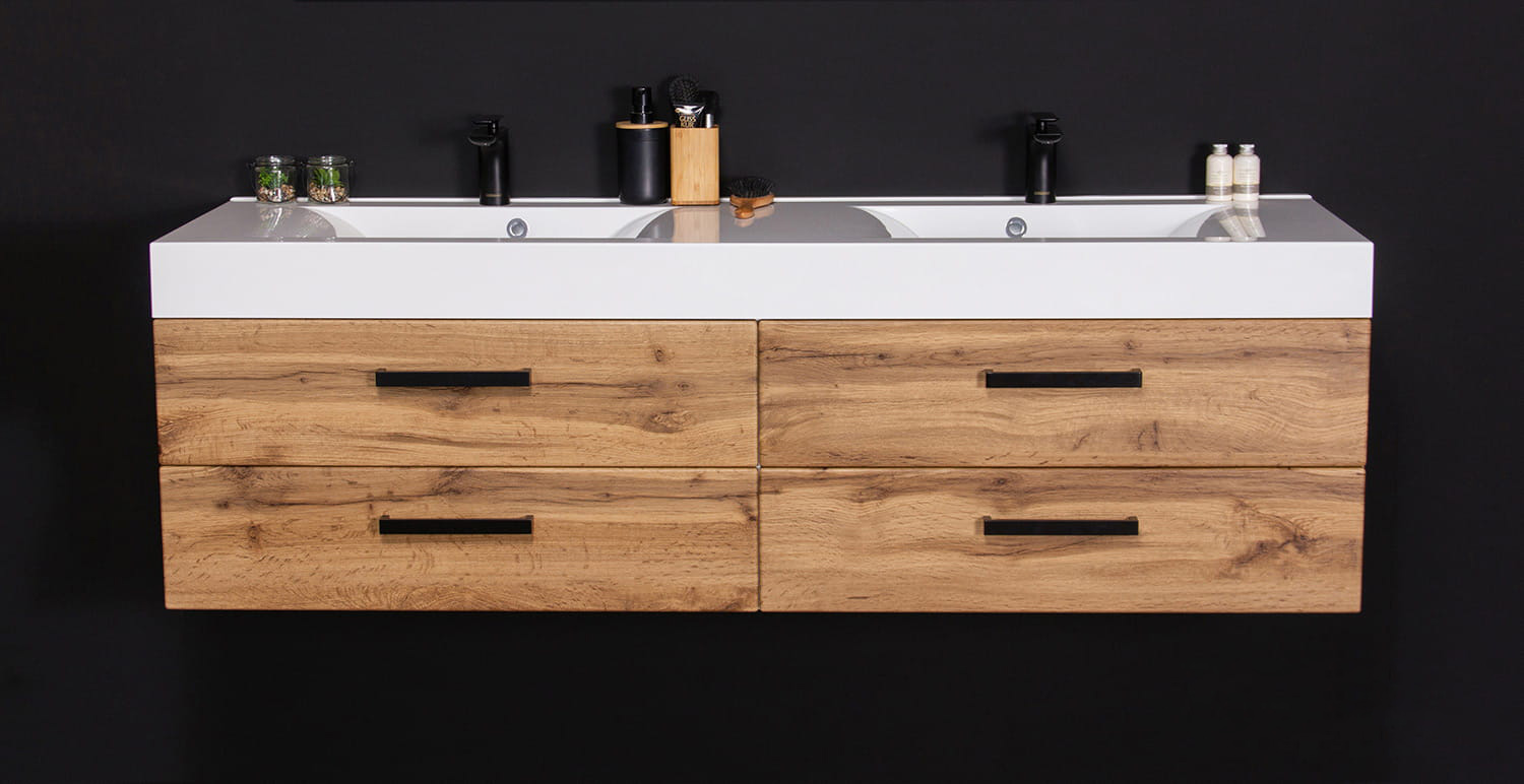Doppelwaschtisch 160 Mit Unterschrank